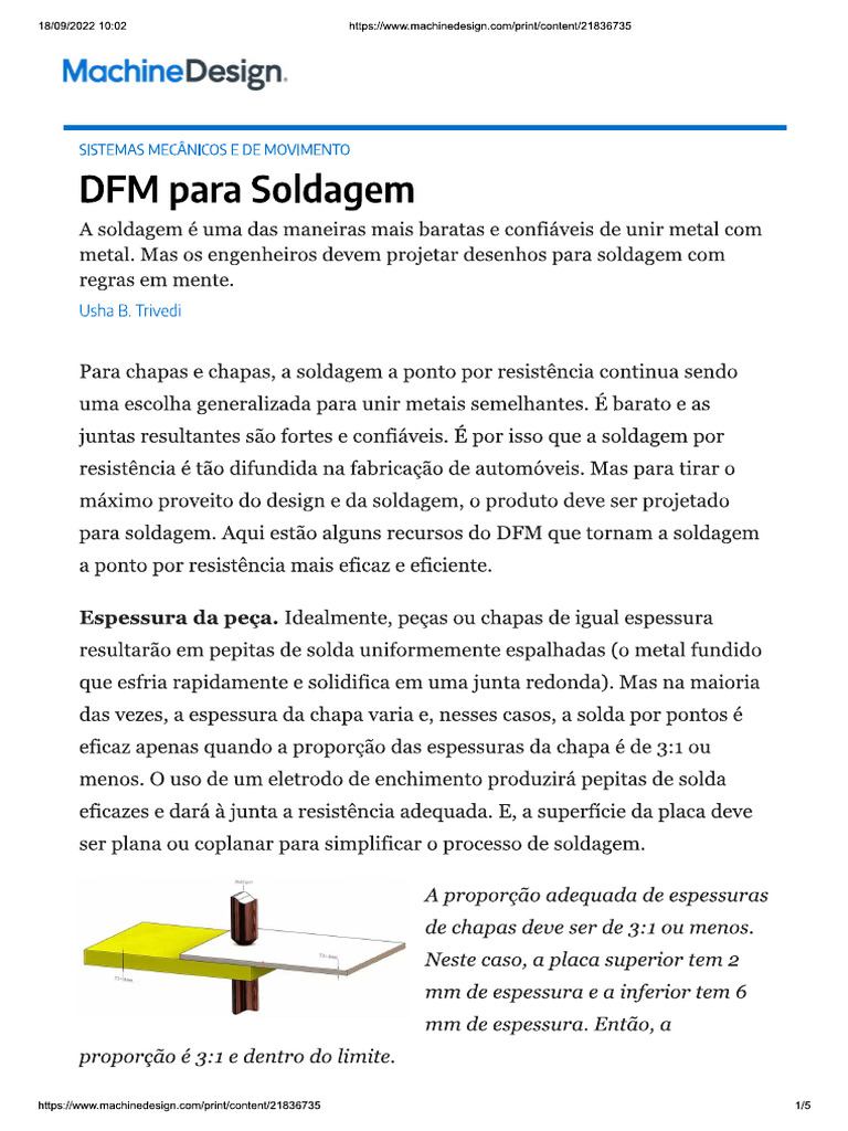 DFM para Soldagem | PDF