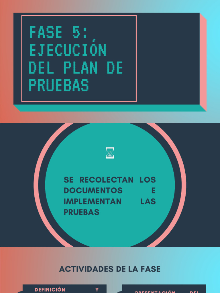 Fase 5 Ejecución Del Plan de Pruebas | PDF