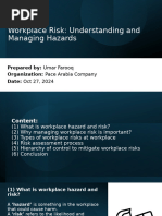 Quick Risk Prediction (QRP) Guide | PDF | Risk | Hazards