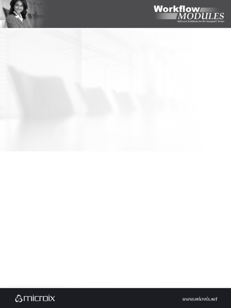 Microix Workflow Modules | PDF | Inventory | Databases