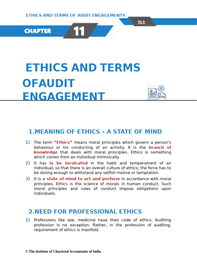 Ethics in Audit Engagements Explained | PDF | Audit | Internal Control