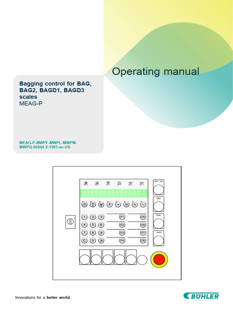 Bagging Scale Operation Manual | PDF | Safety | Computer Keyboard