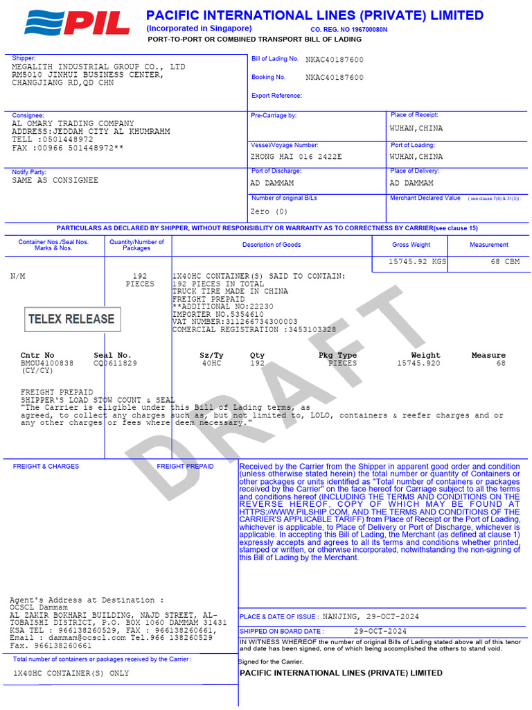 HBL vs OBL: Key Differences Explained | PDF | Bill Of Lading | Indemnity