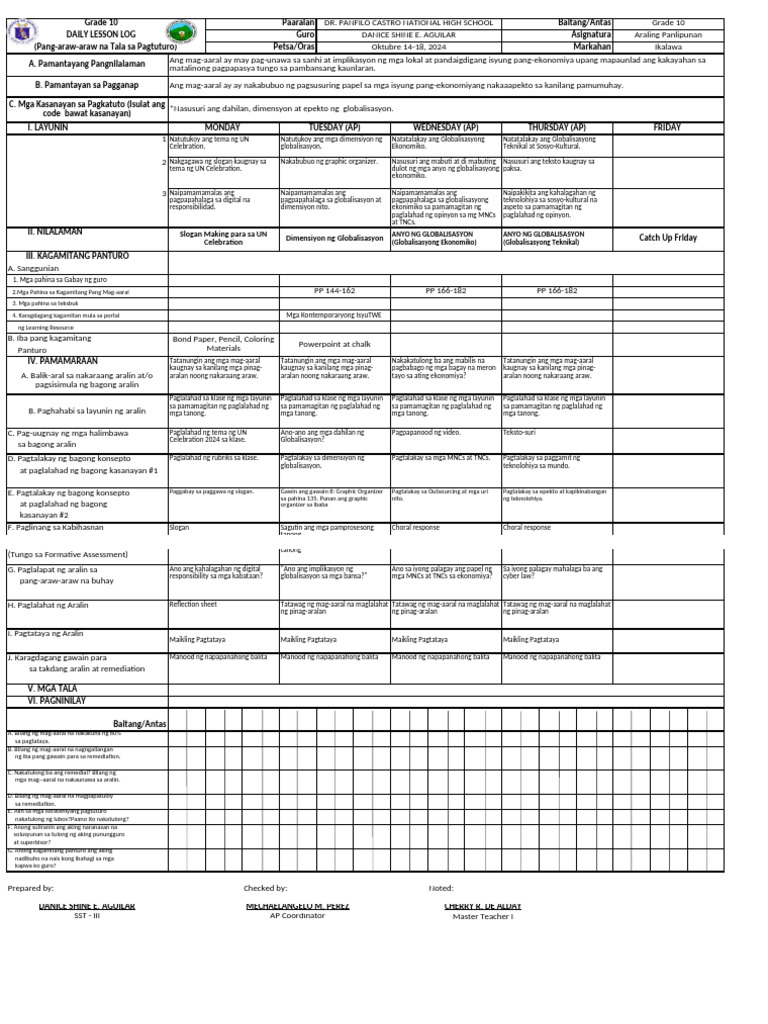 DLL Ap10 Week 3 | PDF