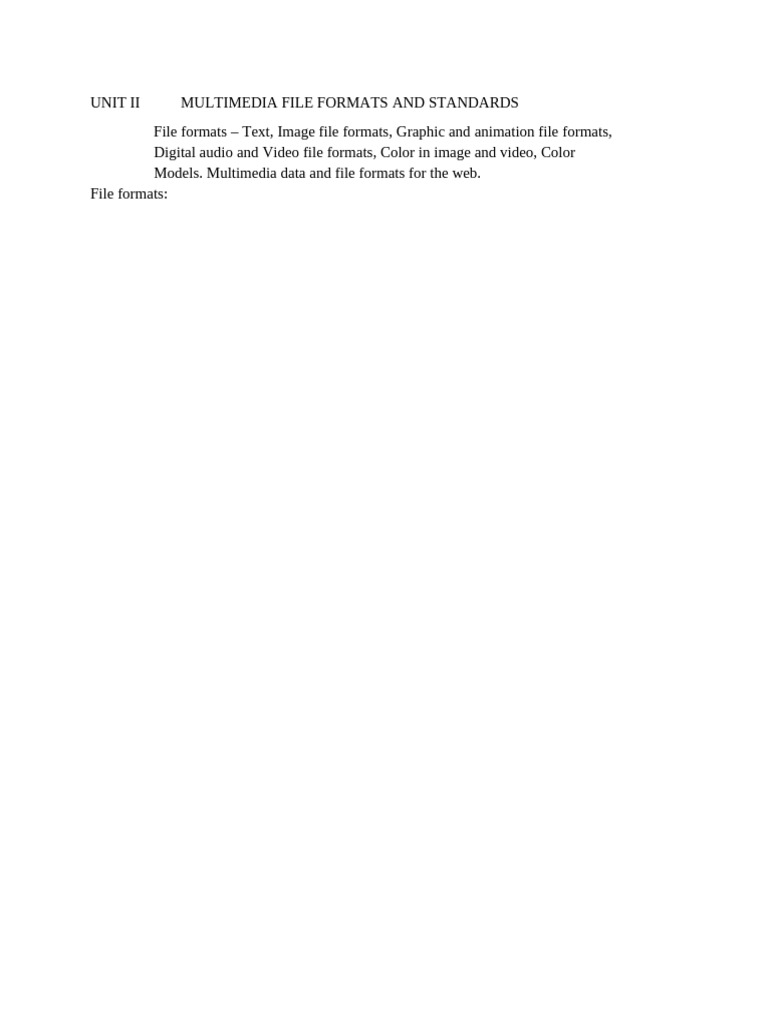 Unit Ii | PDF