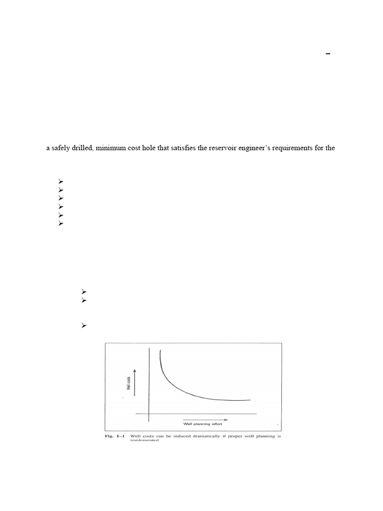 Unit 1 Well Planning | PDF | Oil Well | Casing (Borehole)