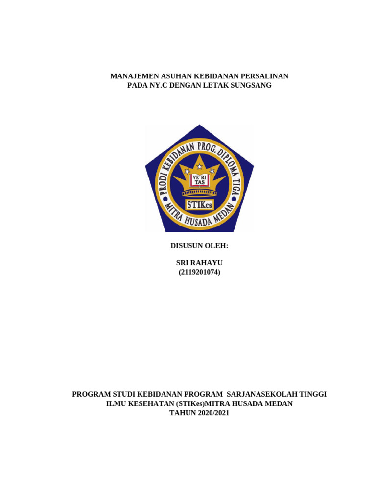 Manajemen Persalinan Letak Sungsang Ny.C | PDF