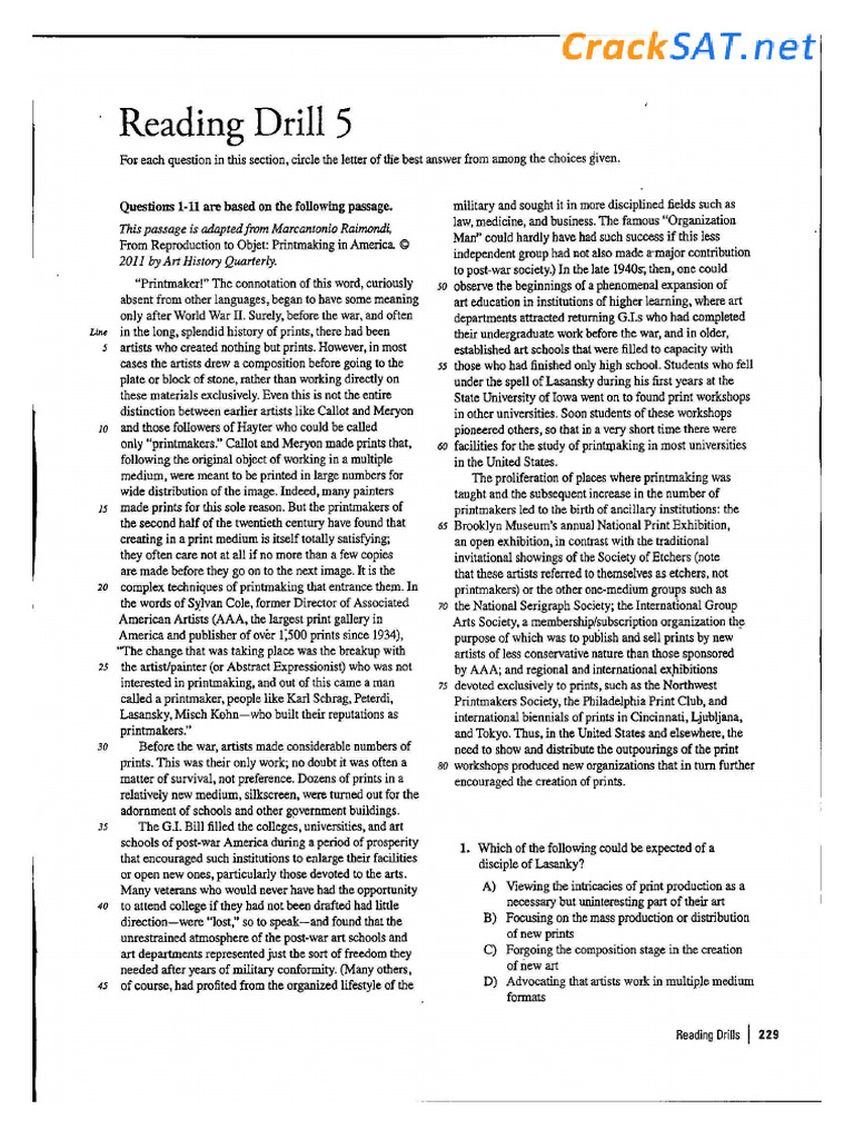 Digital SAT Practice Test Resources | PDF