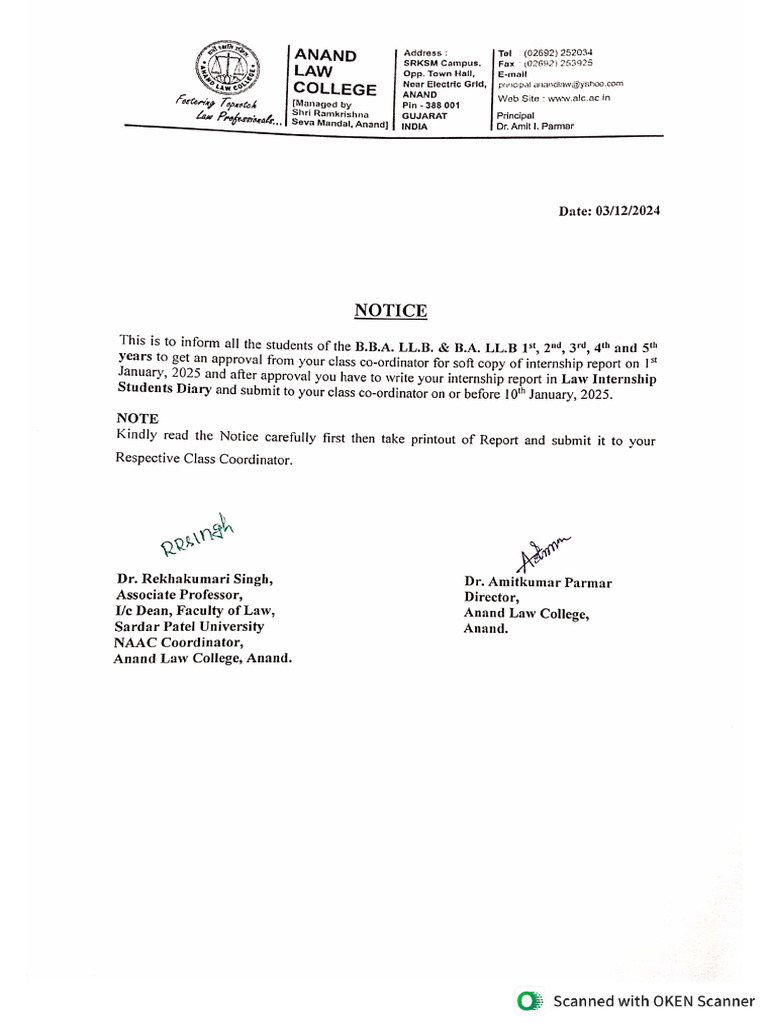Notice - 1 | PDF