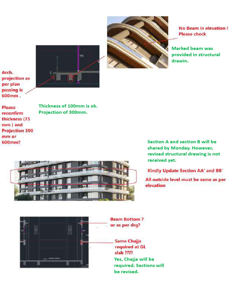 Revised Structural Drawing Update | PDF