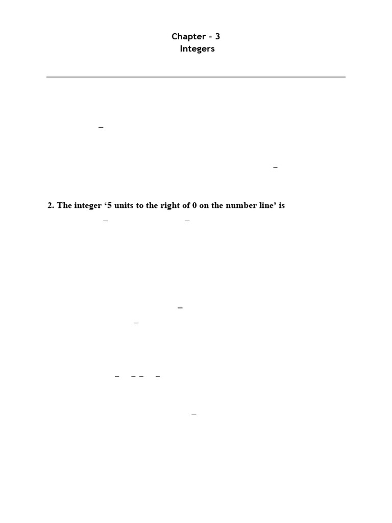 C6 integer Exampler | PDF | Numbers | Integer