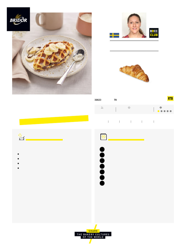 Recipe Croffle Banane en | PDF