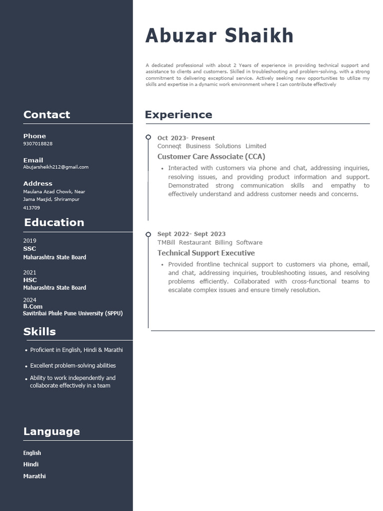 Abuzar Resume Fixed_241006_173147 (1) (1) | PDF