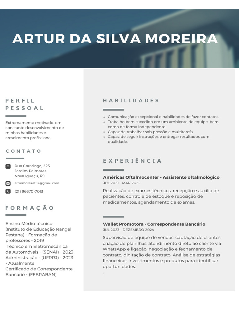 Artur Moreira PDF | PDF