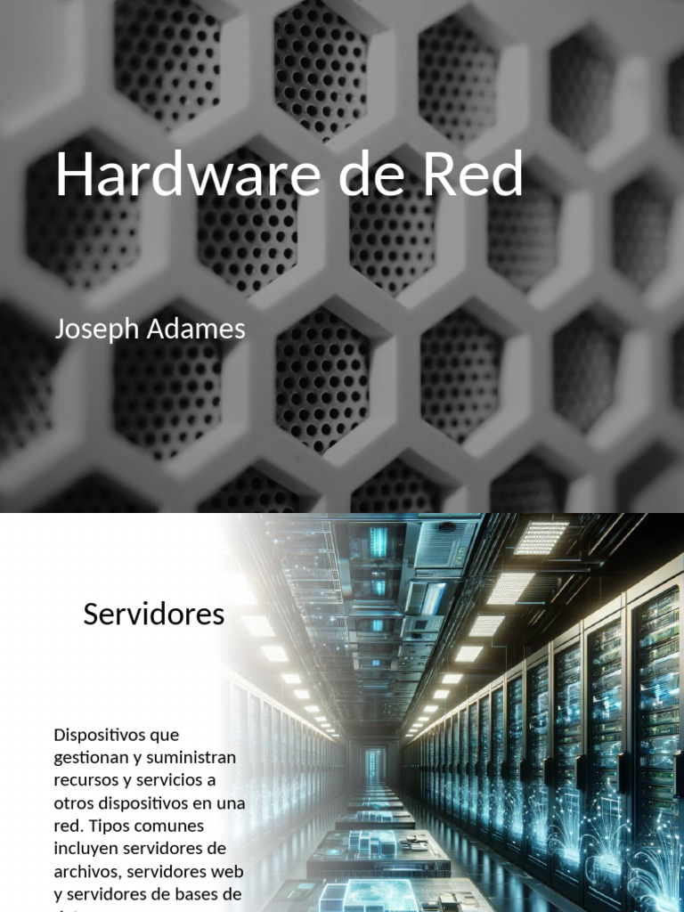 Hardware Red Presentacion | PDF | Red de computadoras | Enrutador (Computación)