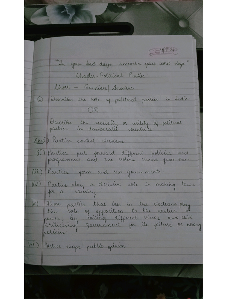 PDF_Civics-Political Parties | PDF