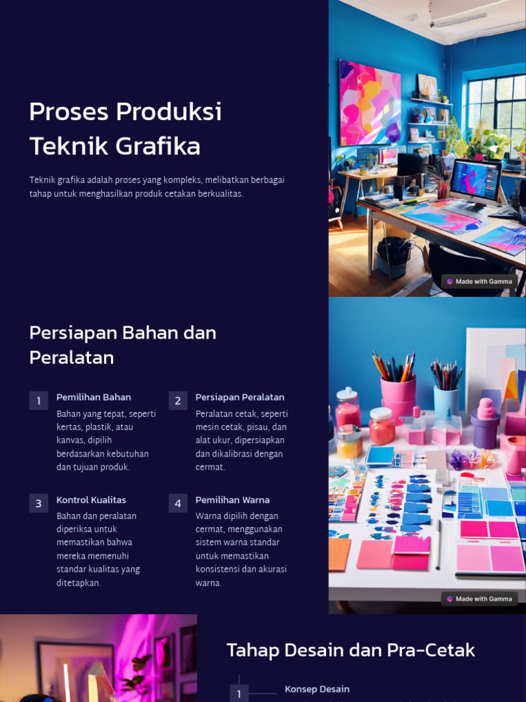 Proses Produksi Teknik Grafika | PDF