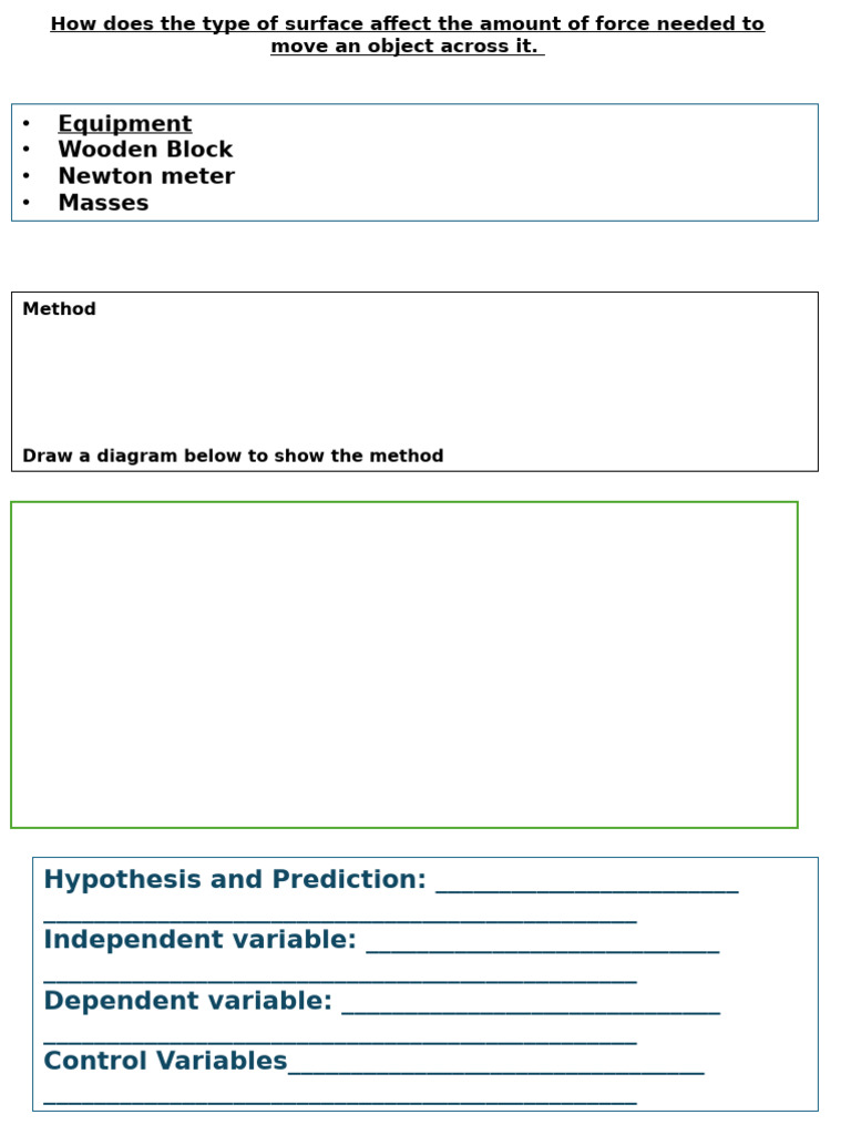 Drag and Friction Experiment | PDF
