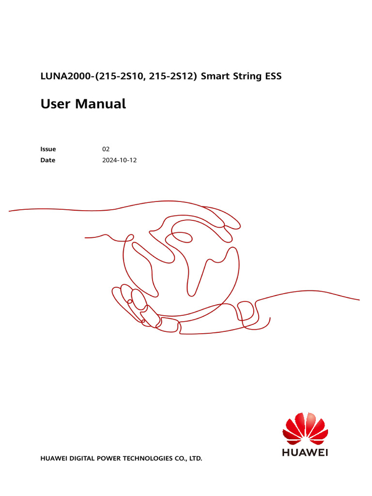 LUNA2000 - (215-2S12, 215-2S10) Smart String ESS User Manual | PDF | Electrostatic Discharge ...