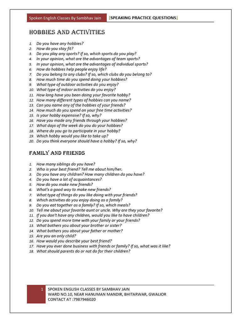 Practice Question | PDF