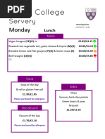 3 Course Dinner Menu | PDF