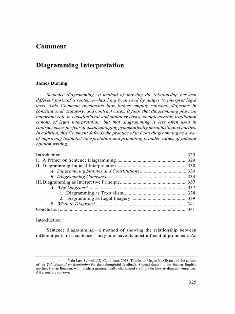 James Durling Diagramming in | PDF | Syntax | Semantics