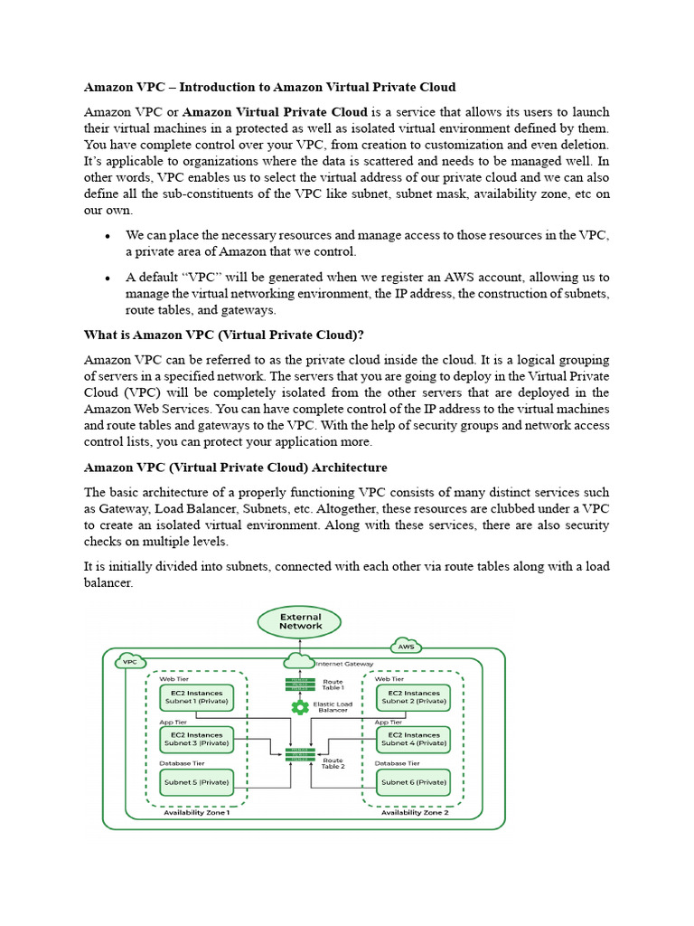 handson vpc | PDF | Cloud Computing | Ip Address handson vpc | PDF | Cloud Computing | Ip Address