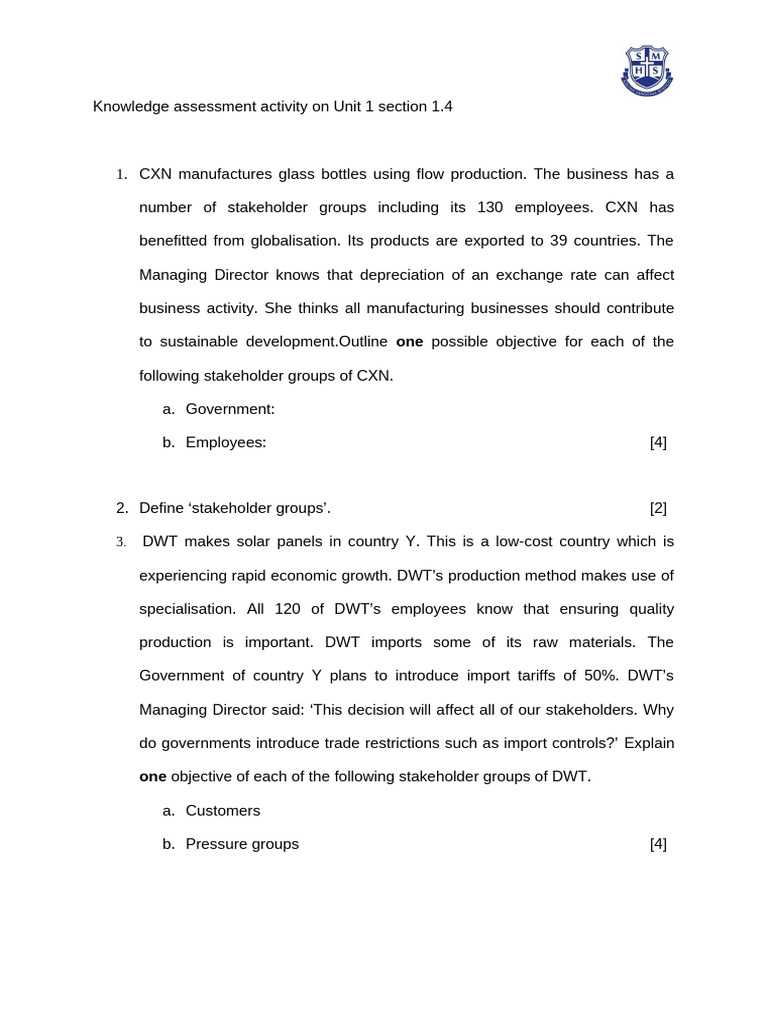 Section 1.4 Activity | PDF