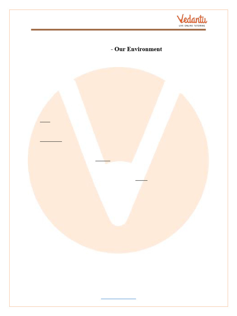 CBSE Class 7 Science Our Environment Chapter 5 Water Important ...