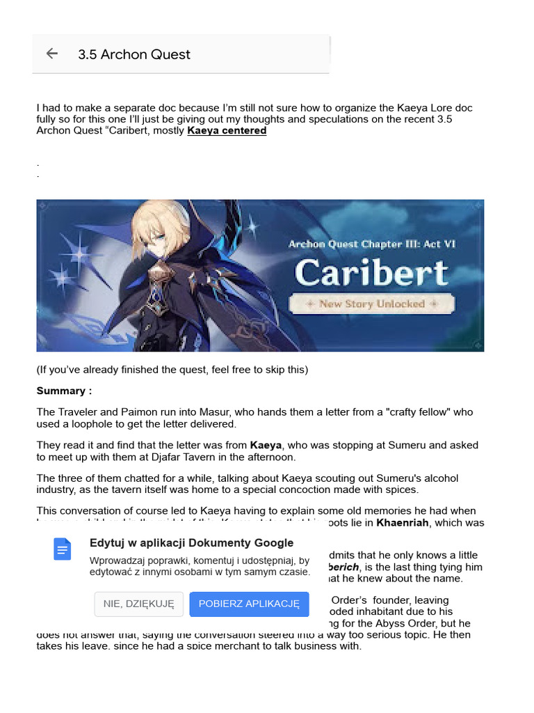 3.5 Archon Quest | PDF