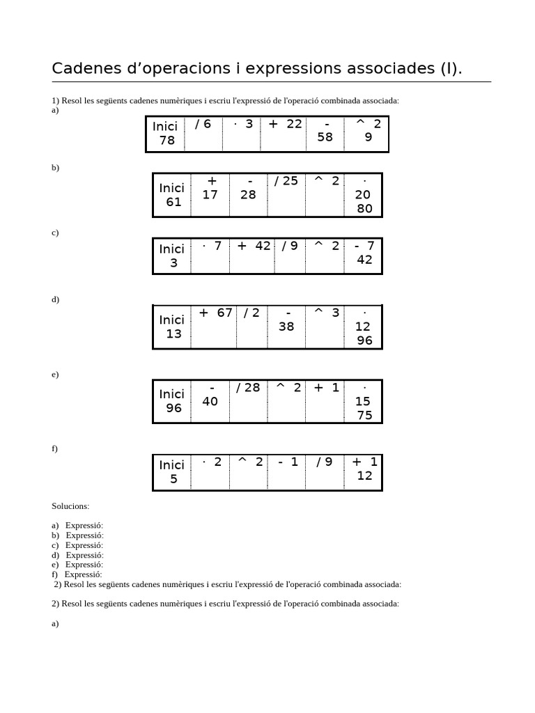 Cadenes_Operacions_I_Expressions_Associades_Nombres_Naturals_Fins_100_Amb_Potenc | PDF