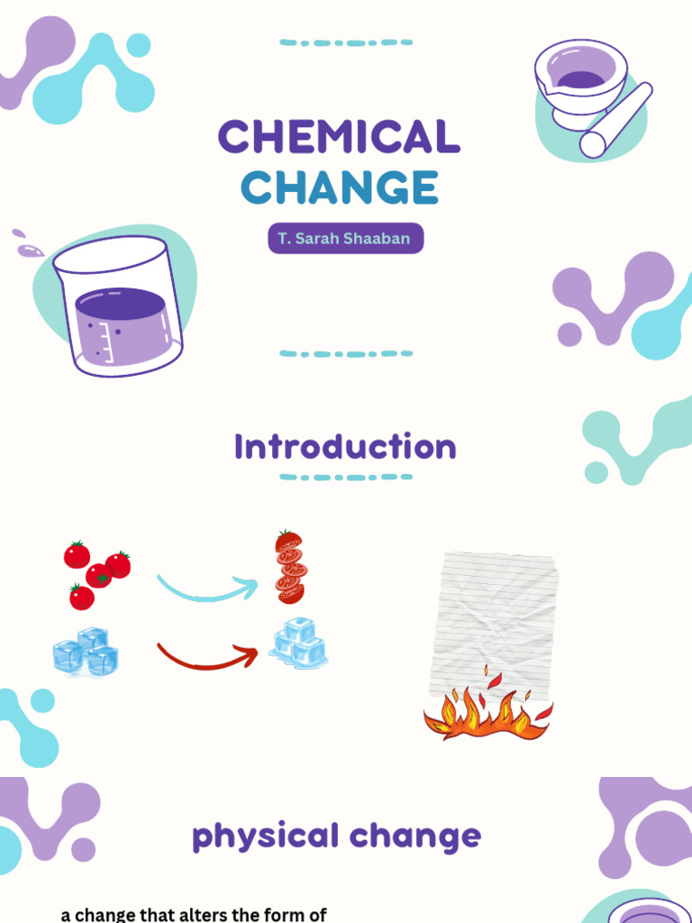 Chemical Change | PDF