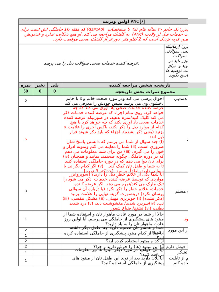 تست دانش Anc | PDF