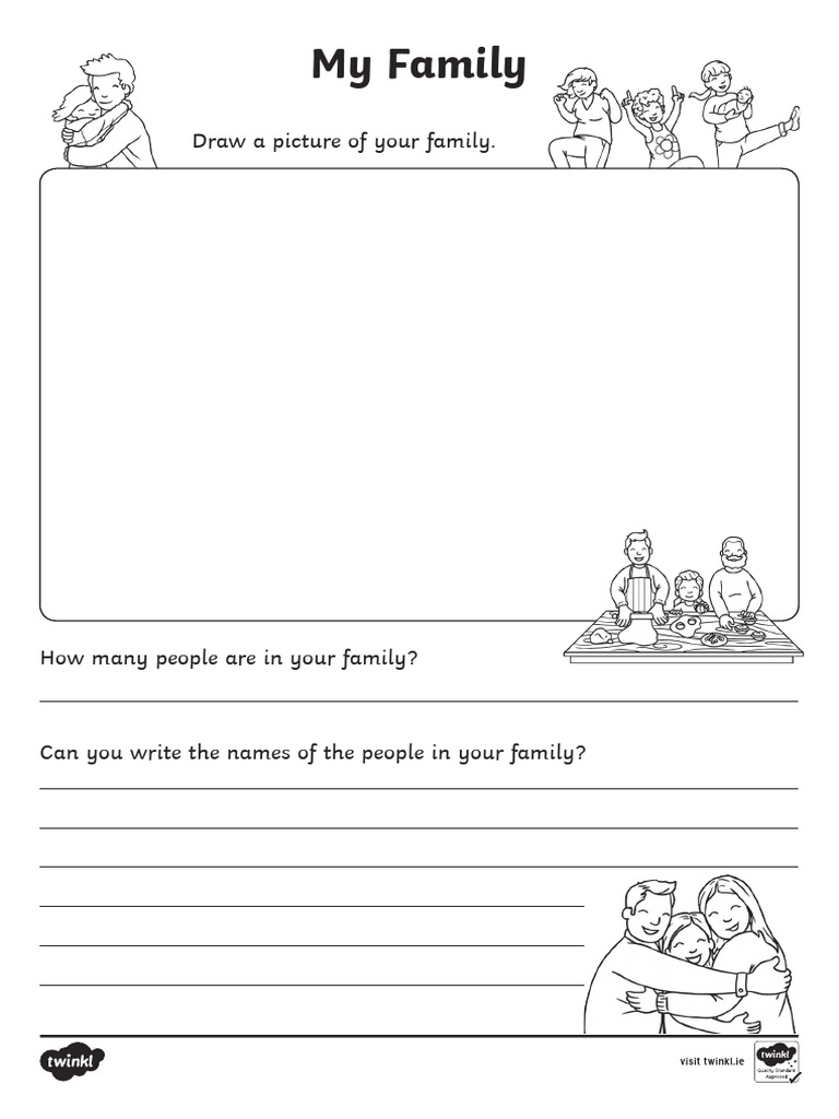 My Family Activity Sheet | PDF