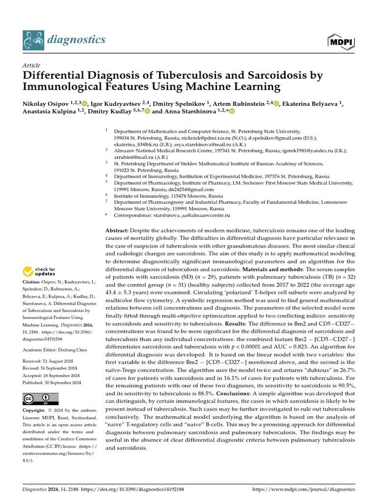 Osipov et al. - 2024 - Differential Diagnosis of Tuberculosis and ...