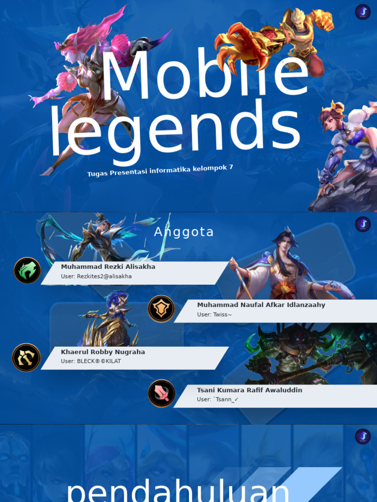 Mobile Legends Template-1 | PDF
