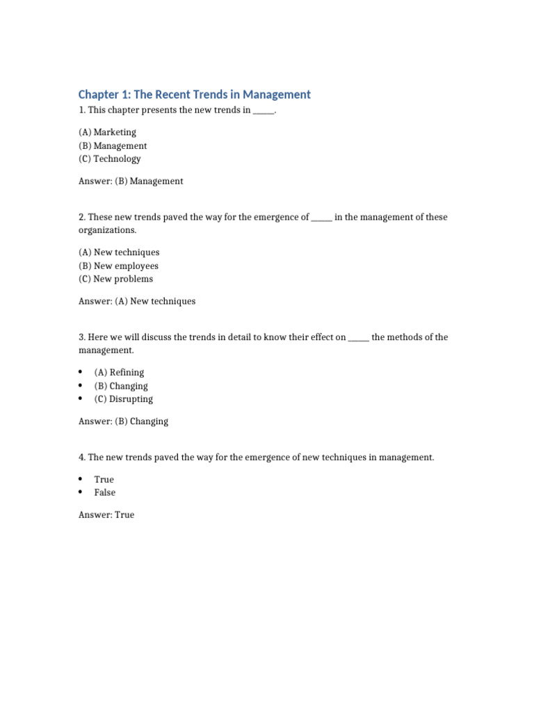 Chapter1 Questions | PDF