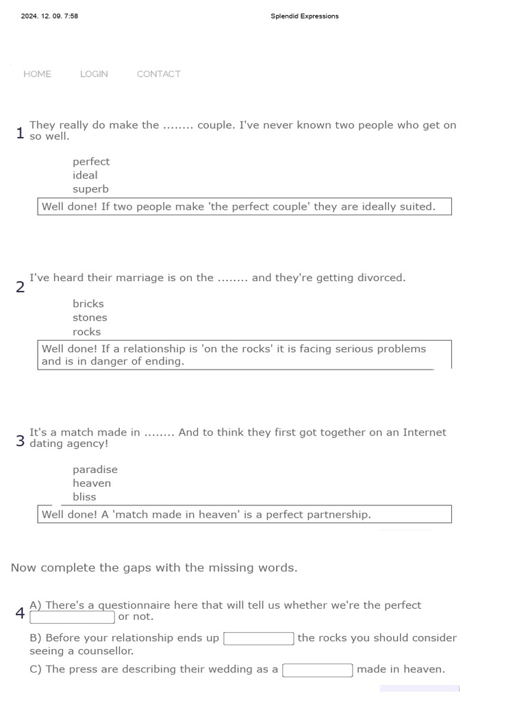 Expressions (B2) - Romance | PDF