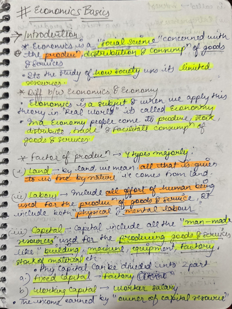 My Eco PDF Notes | PDF