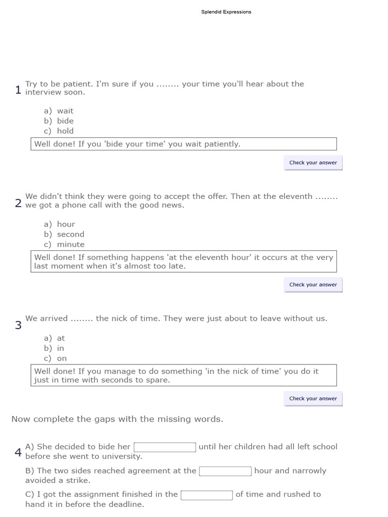 Expressions (B2) - Time and Frequency | PDF