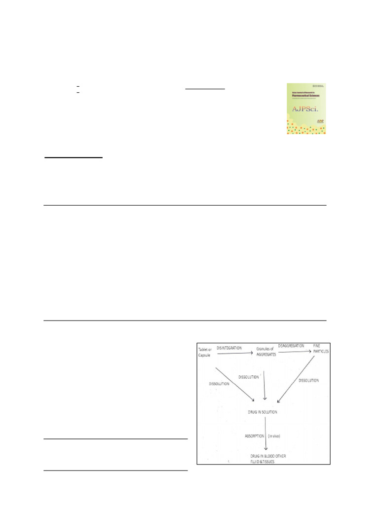 ShowPDF Paper.aspx | PDF | Solubility | Tablet (Pharmacy)