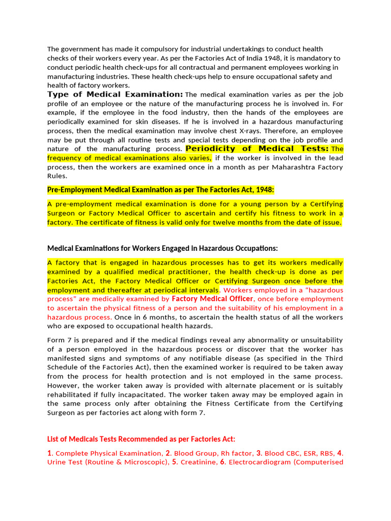 The Government Has Made It Compulsory For Industrial Undertakings To ...