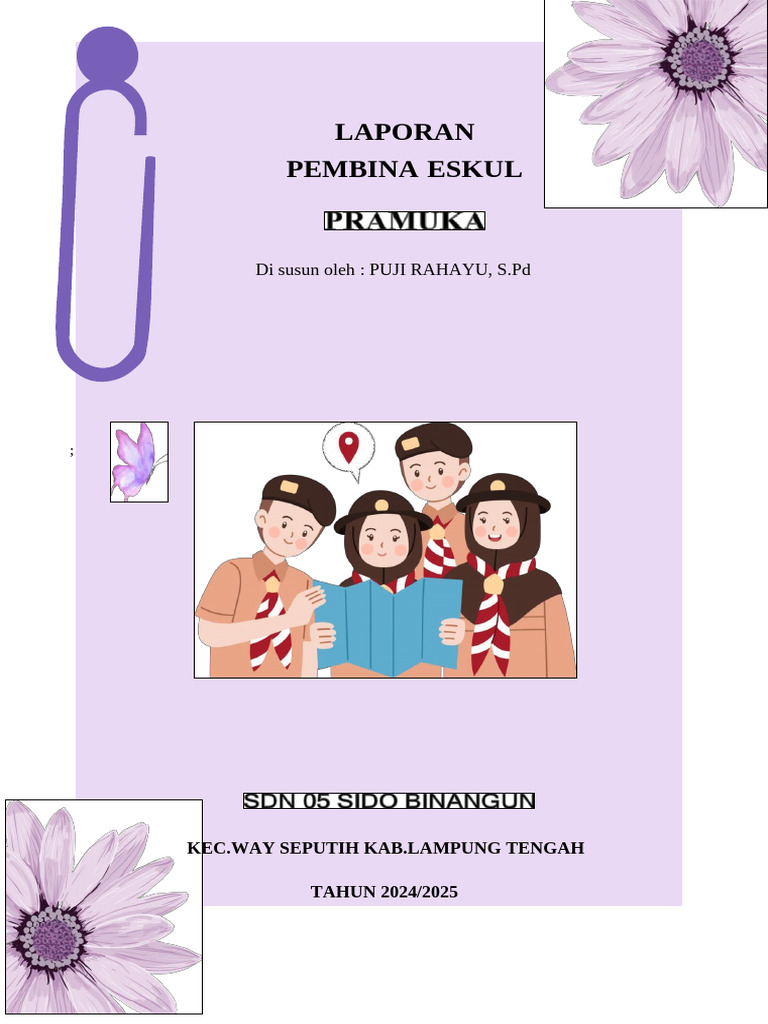 Laporan Eskul Pramuka 2024 | PDF