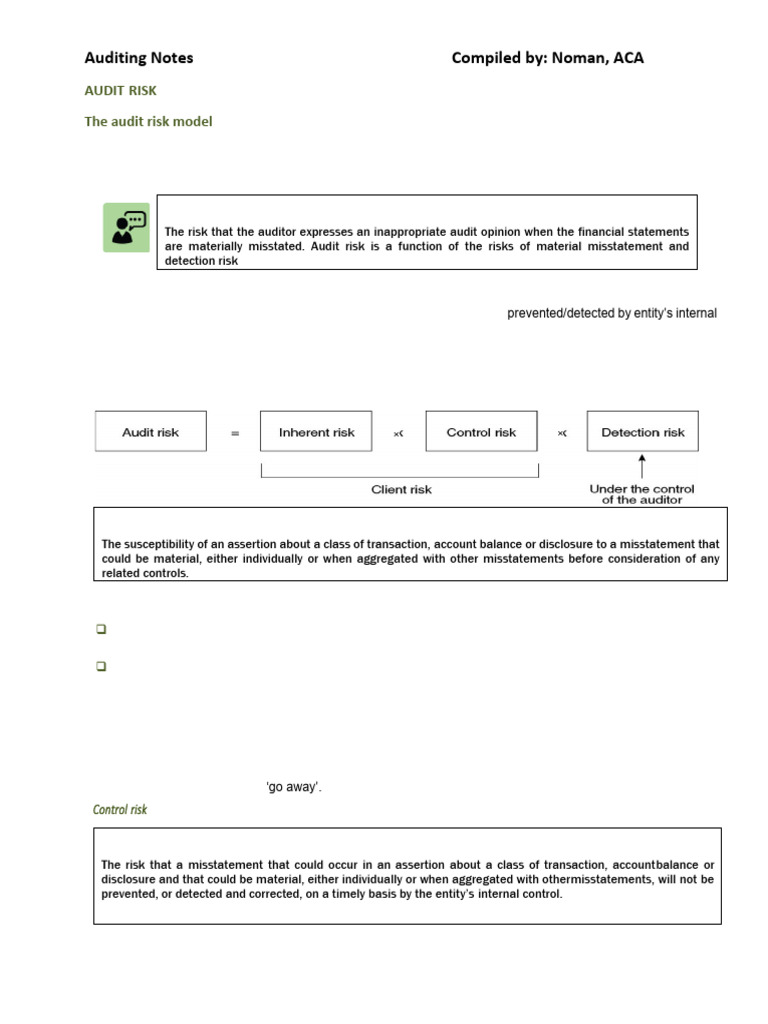 2-Audit Risk | PDF | Audit | Risk