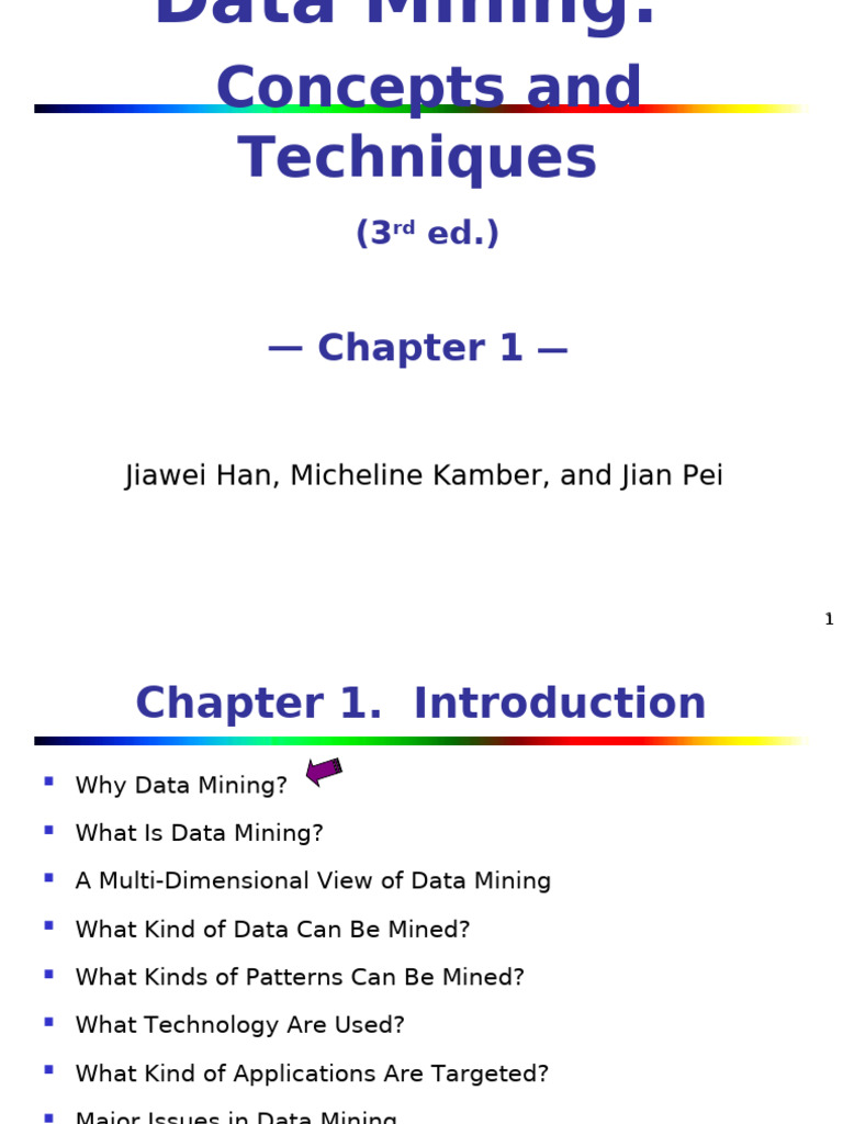 01Intro (1) | PDF | Data Mining | Data
