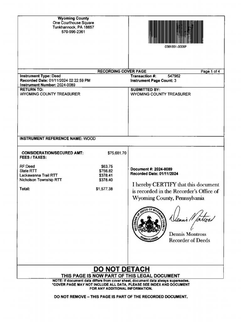 Deed Original | PDF