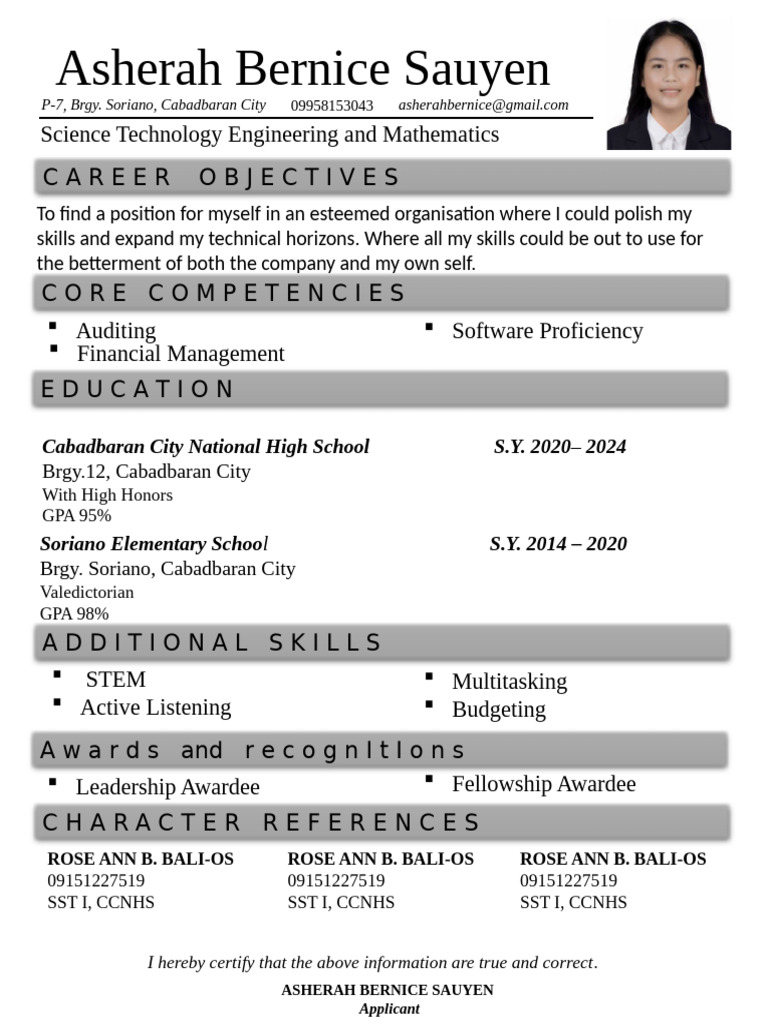 Mock Job Interview Resume | PDF
