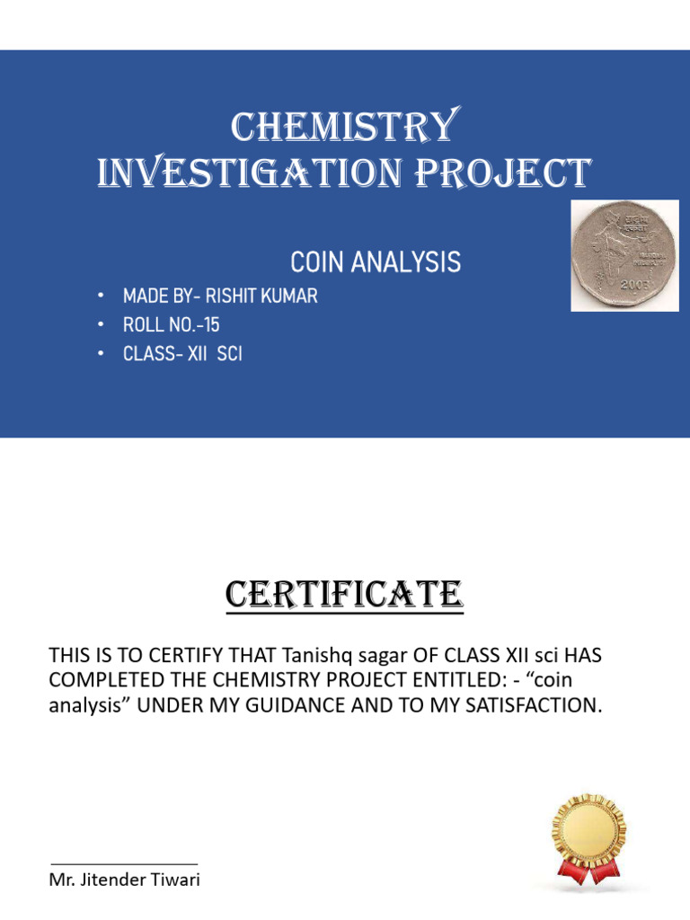 chemistry project by Rishit | PDF | Ammonium | Chemical Elements