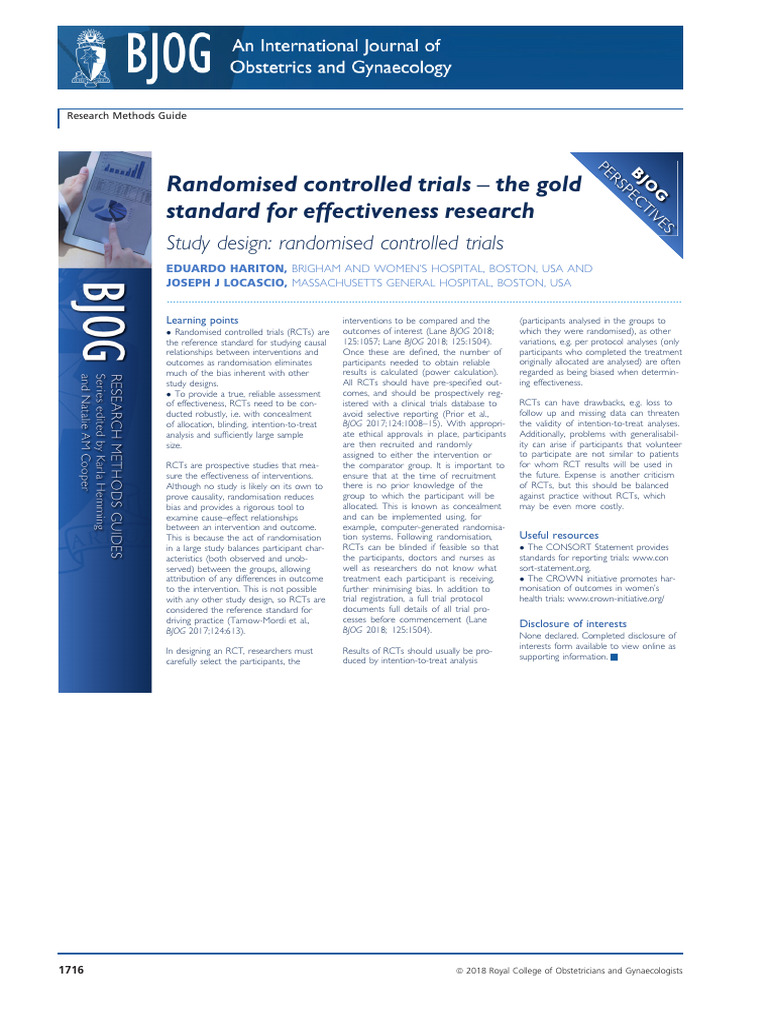 RCTs: The Gold Standard in Research | PDF | Randomized Controlled Trial ...