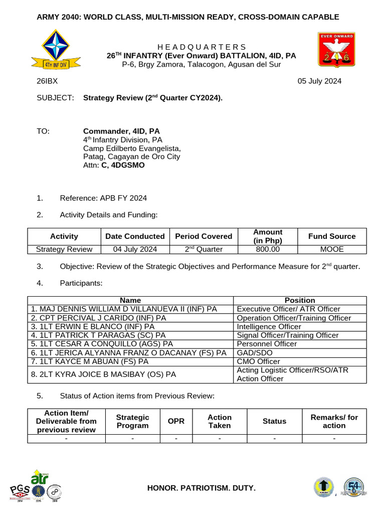 Army 2040 Strategy Review Q2 2024 | PDF | Computer Security | Security